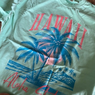 Retro Tropical Sunset Shirt, Sunset Chaser Shirt, Women's Beach Shirt ...