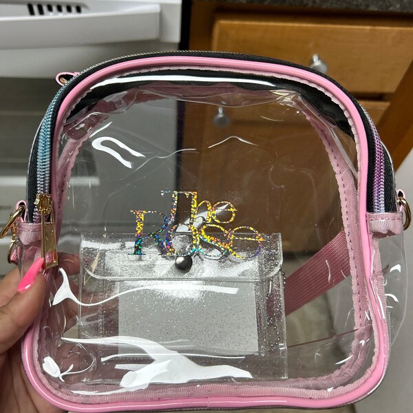 Aesthetic Clear Kpop Concert Bag Stadium Approved Crossbody Shoulder ...