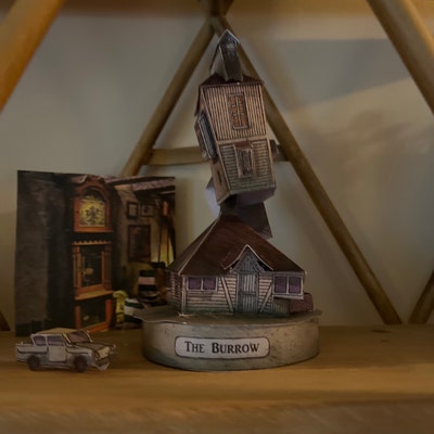BURROW PAPERCRAFT Cut & Assemble Paper Model Kit - Etsy