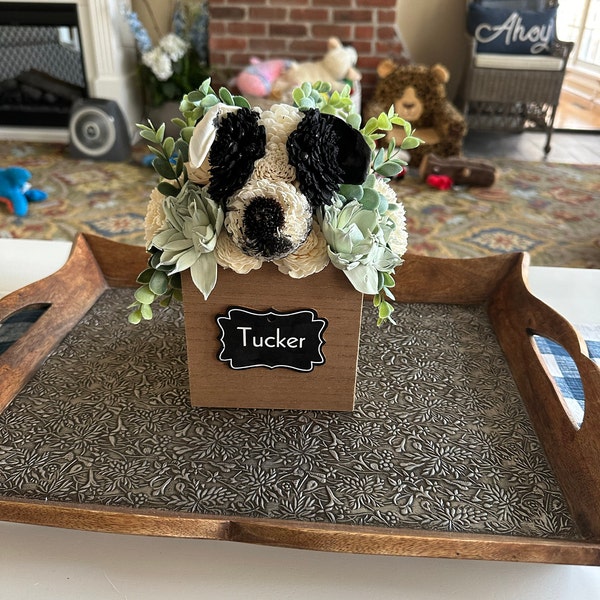 FLOWER DOG Custom Dog Bouquet Puppy Flower Flower Dog Custom Order Make ...