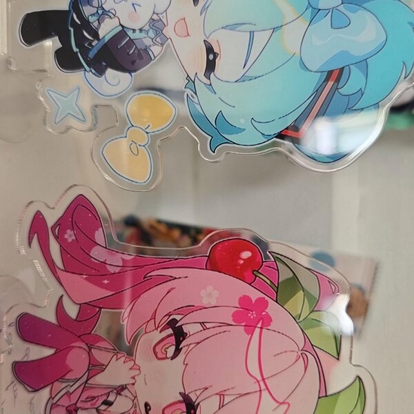 Honkai Star Rail Acrylic Keychain With Sakura Clasp -4 Characters Robin ...