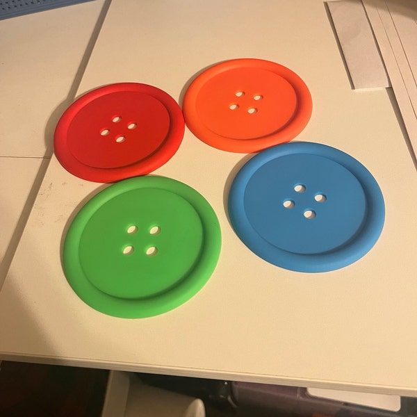 Button Coaster - Sewing Room Decor - Sewing Gifts - Giant Button - Coffee Coaster - Gift for ...