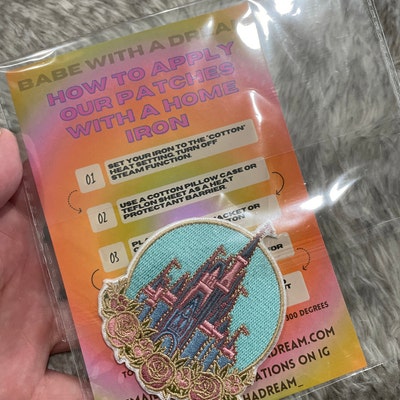 Disneyworld Castle Patch Iron on Patch Sew on Patch Patches - Etsy