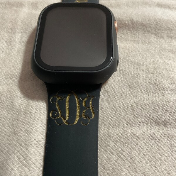 Custom Engraved Silicone Watch Band - Etsy
