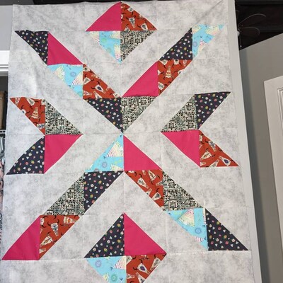 Star Gazing Quilt Pattern 3 Sizes throw Single/twin & - Etsy