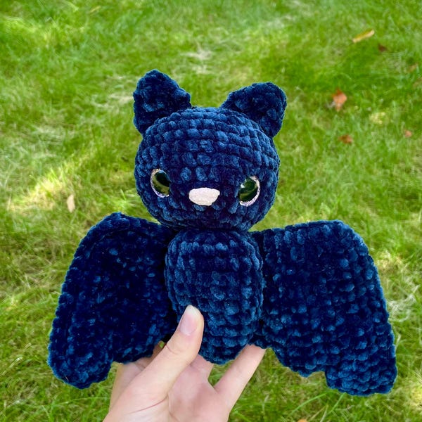 PATTERN: Plush Binx the Bat Pattern Amigurumi Chunky Bat Pattern Super ...