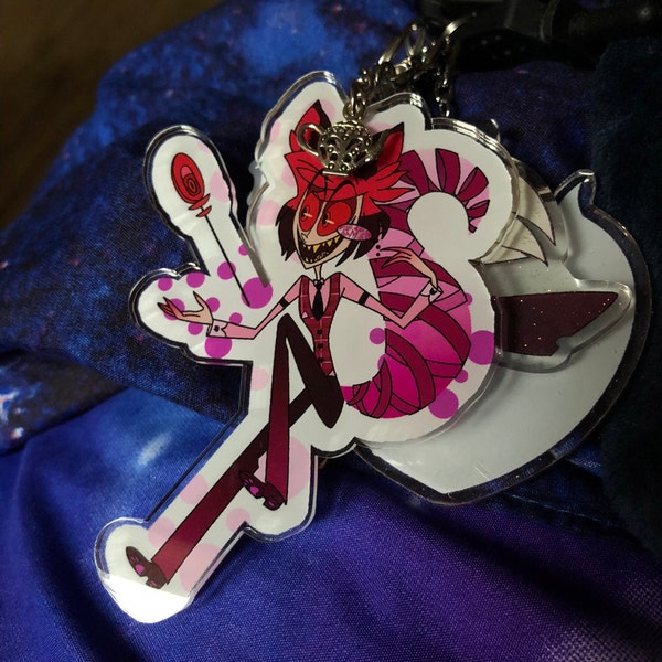 Hazbin in Wonderland Alastor Cute Adorable Kawaii Key Chain - Etsy