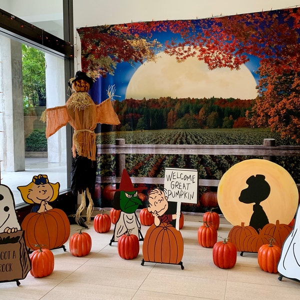 Peanuts Yard Art/ Outdoor Decor/it’s the Great Pumpkin Charlie Brown ...