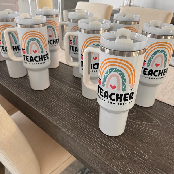 Teacher Appreciation Gifts, Personalized Teacher Gift, Teacher Cup ...