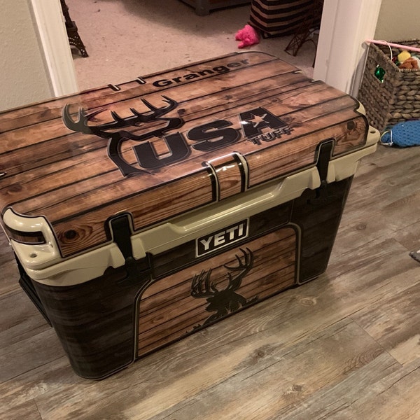 Custom Cooler Vinyl Wrap Skin Decal Fits YETI Roadie 24 cooler Not ...