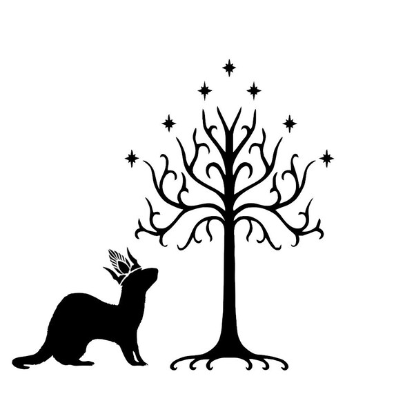 Ferret SVG File - PNG, PDF, Dxf, Cut File for Cutters and More - Ferret ...