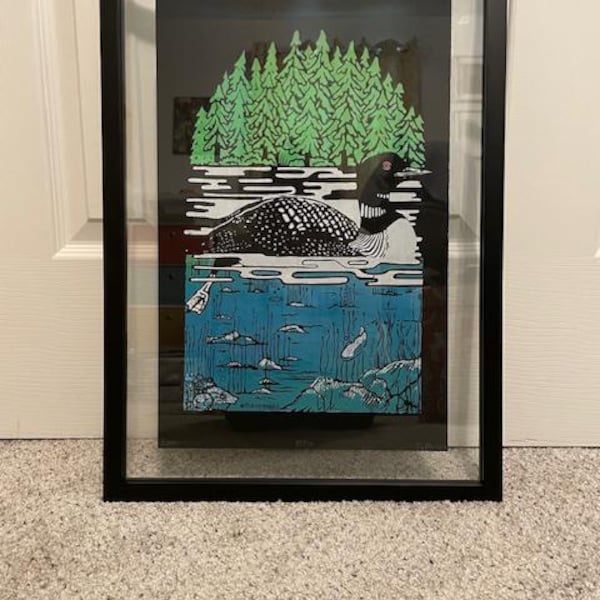 Loon Poster Screenprint - Etsy