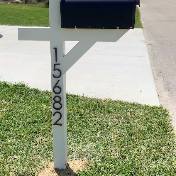 4 Inch Modern Plastic House Numbers Letters - Etsy