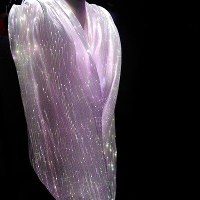 Starry Luminous Optical Fiber Textile Leds Fabric Technology Age ...
