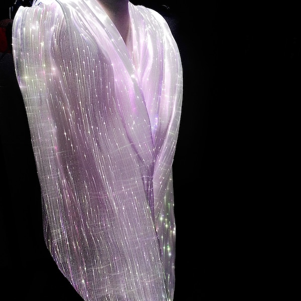 Starry Luminous Optical Fiber Textile Leds Fabric Technology Age ...