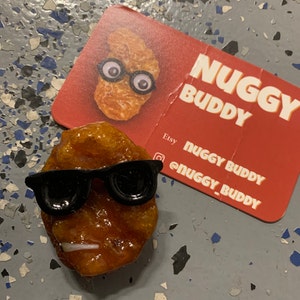 Thug Nug Necklace real Preserved Chicken Nugget Nuggy Buddy - Etsy
