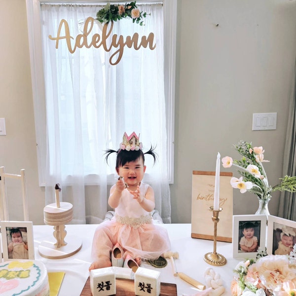 Modern Dohl Table, 100 Days Table, 1st Birthday Party Table With Free ...