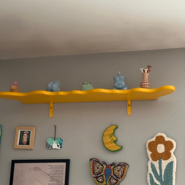 Wavy Shelf | Squiggle Shelf | Funky Decor | | Squiggle Shelf | Funky ...