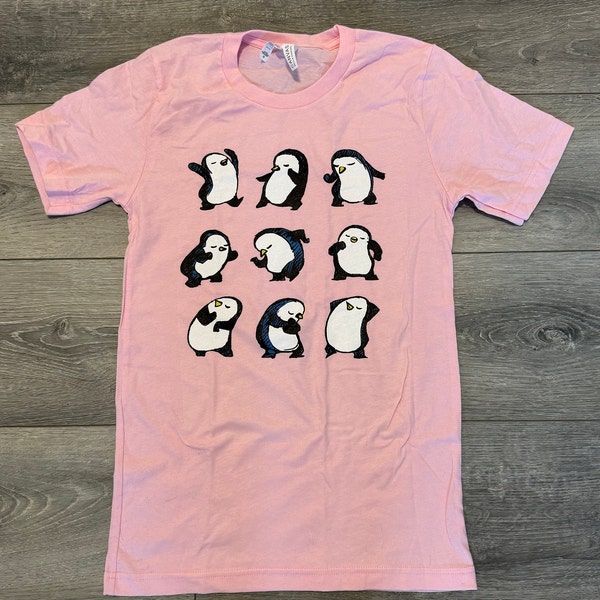 Cute Penguin Moods Vintage Shirt, Penguin Lover Happy Penguin Awareness ...