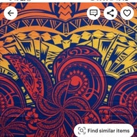 Polynesian, Samoan, Tongan Men's Traditional Ula Fala Necklace Natural ...