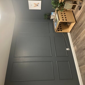 Self-adhering Wall Molding Kit Pre-cut Wall Paneling Kit - Etsy