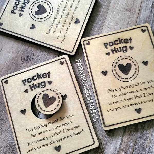 Pocket Hug Laser Cutting Files Glowforge Pocket Hug Cutting Files SVG ...