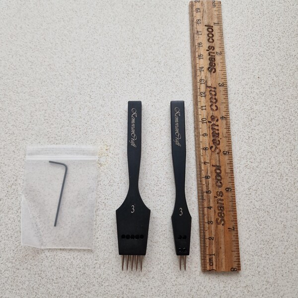 Watch Strap Punch Tool black Oval Punch 5 Prongs 6.35mm Spacing ...
