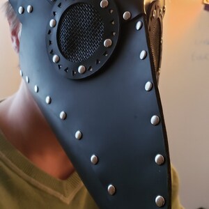 Custom Leather Plague Doctor Mask Made to Order - Etsy
