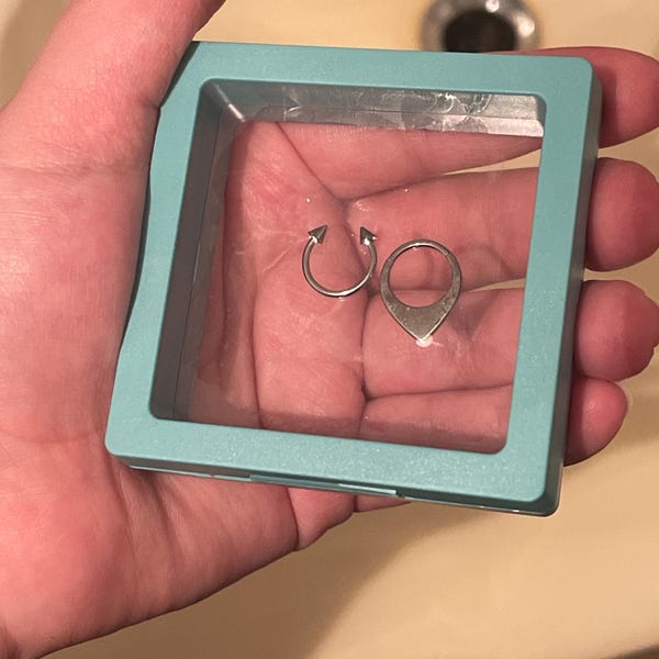 Sterling Silver Disc Nose Stud, 2mm 3mm Round Disc Nose Studs, Silver ...