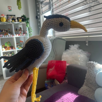 PATTERN, Hermes the Heron, Amigurumi Plush Crochet Pattern in PDF ...