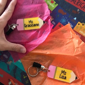 Personalized Student Name Clear Crayon Box Holder School | Etsy