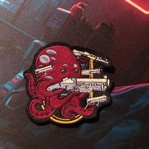 Glocktopus Starfield Patch/iron On/sew On/ Hook/ 3.54 X 4.02 - Etsy