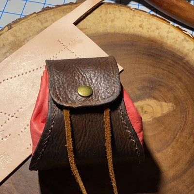 PDF Leather Drawstring Pouch Pattern / Dice Pouch Pattern / Video ...