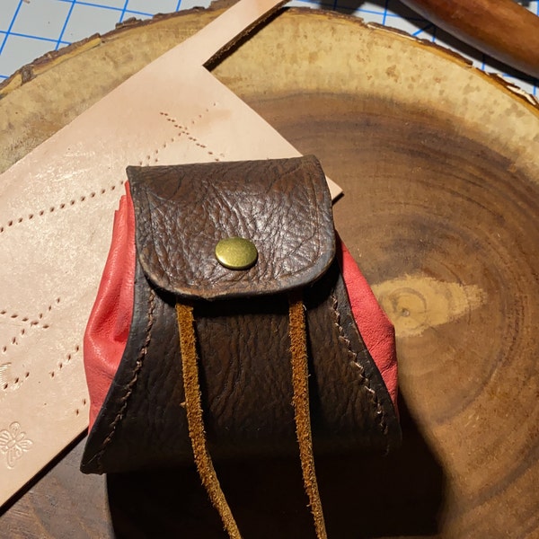 PDF Leather Drawstring Pouch Pattern / Dice Pouch Pattern / Video ...