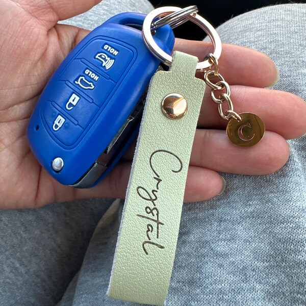 Personalized Name Leather Graduation Keychain,graduation Gift,2025 ...