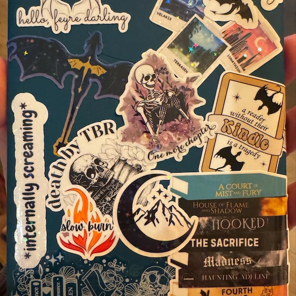 Custom Book Stack Sticker, Favorite Books, Book Stacks Sticker ...