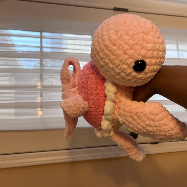 Bow and Heart Turtle Crochet Pattern Valentines Day 2-in-1 Pattern PDF ...