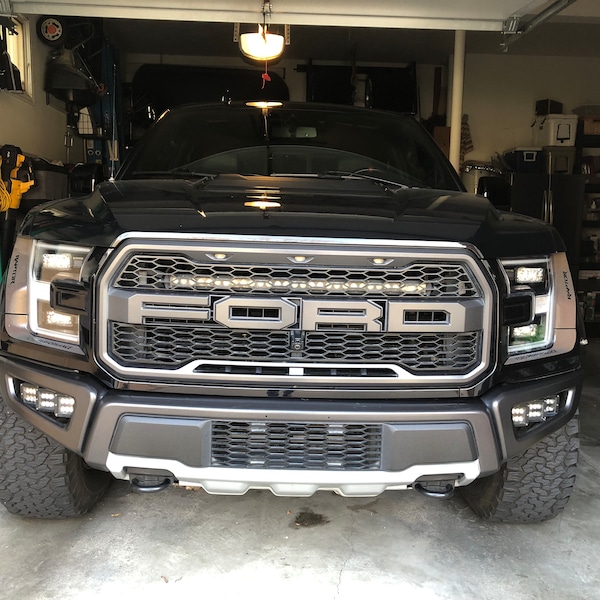 2017-2020 Ford Raptor Headlight Accents W/ FORD PERFORMANCE & RAPTOR - Etsy