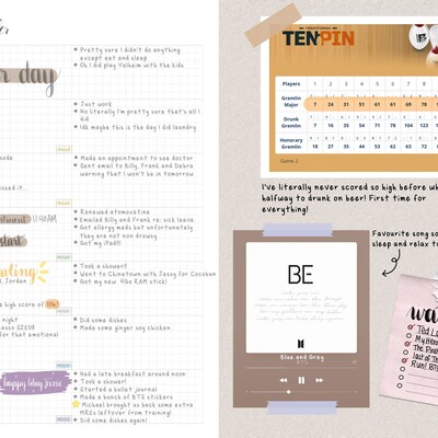 Basic Sticker Set 1 in 5 Colors Digital Planner Goodnotes Notability ...