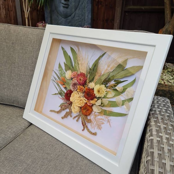 RECTANGLE Oblong Extra Deep Shadow Box Display Frame New Solid Oak ...