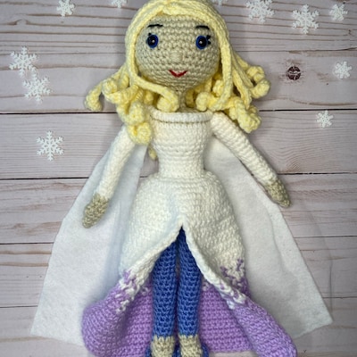 PDF CROCHET PATTERN Pack Ice Queen Bundle // Fairytale Crochet // Amigurumi // Princess Crochet ...