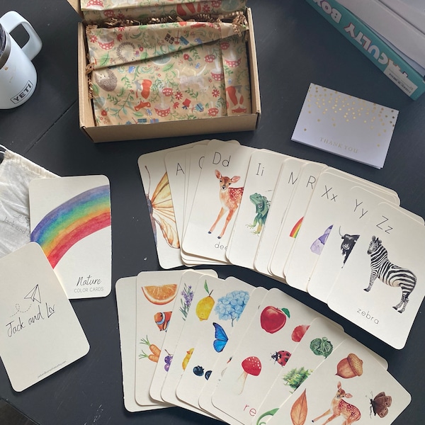 Nature Themed Alphabet Cards | Homeschool Nature Study | Printable ...