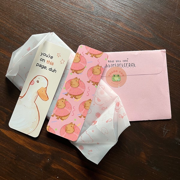 Duck Bookmark | You're on This Page | Cute Bookmark | Double Printed ...
