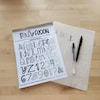 WONKY LETTERING Workbook | Learn Lettering | Lettering Guide ...