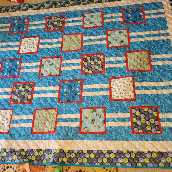 Race to Safety Baby Sea Turtle Panel Quilt Kit From Elizabeth's Studio ...