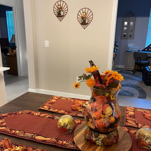 Floating Sun Teardrop Shaped Wood Wall Shelf - Accent Shelf Plant Shelf ...