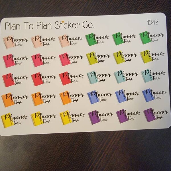 1042~~planner Time Planner Stickers. - Etsy