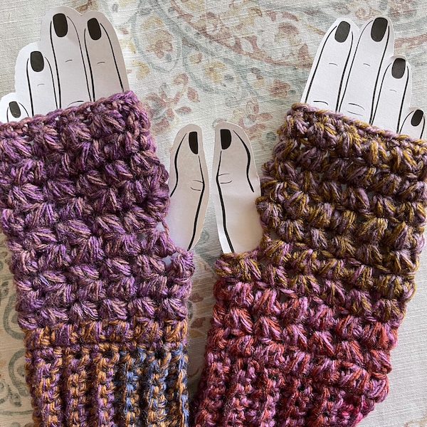 PRINTABLE Fingerless Glove Tag Pack. 2pc + Bonus Hand Template ...