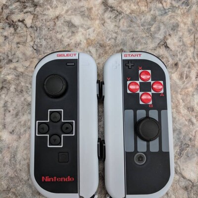 Custom NES Nintendo Themed Nintendo Switch Joy-con Joycon Controllers ...