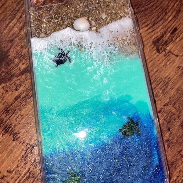 Ocean Wave Design Custom iPhone and Samsung Phone Cases. Sharks, Sea ...